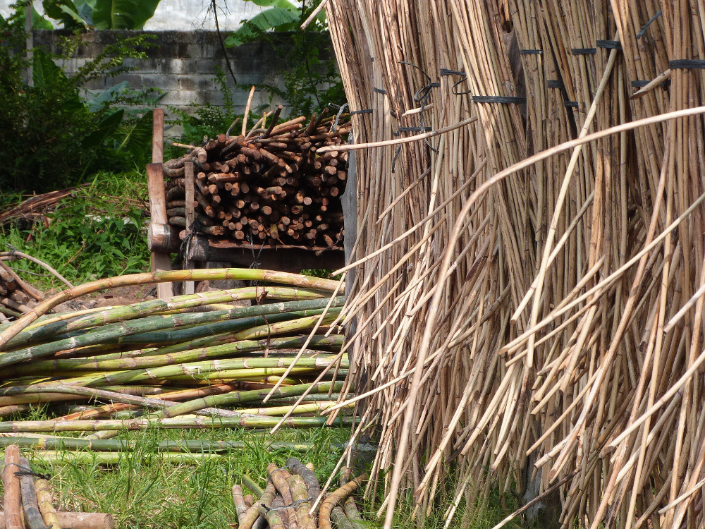 Preparation of rattan material